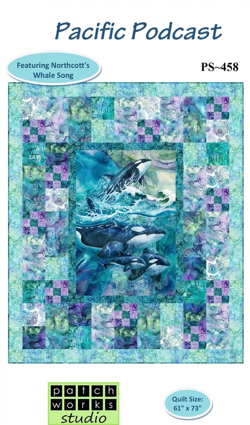 Pacific Podcast Quilt Pattern From Patch Works Studio by Greig, Daphne - Etsy