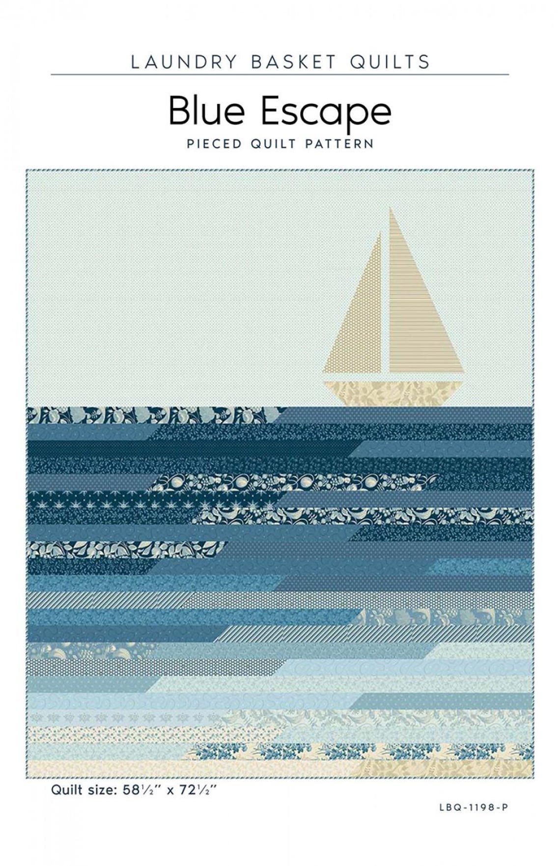 Blue Escape Quilt Pattern From Laundry Basket Quilts by Sitar, Edyta 58 ...