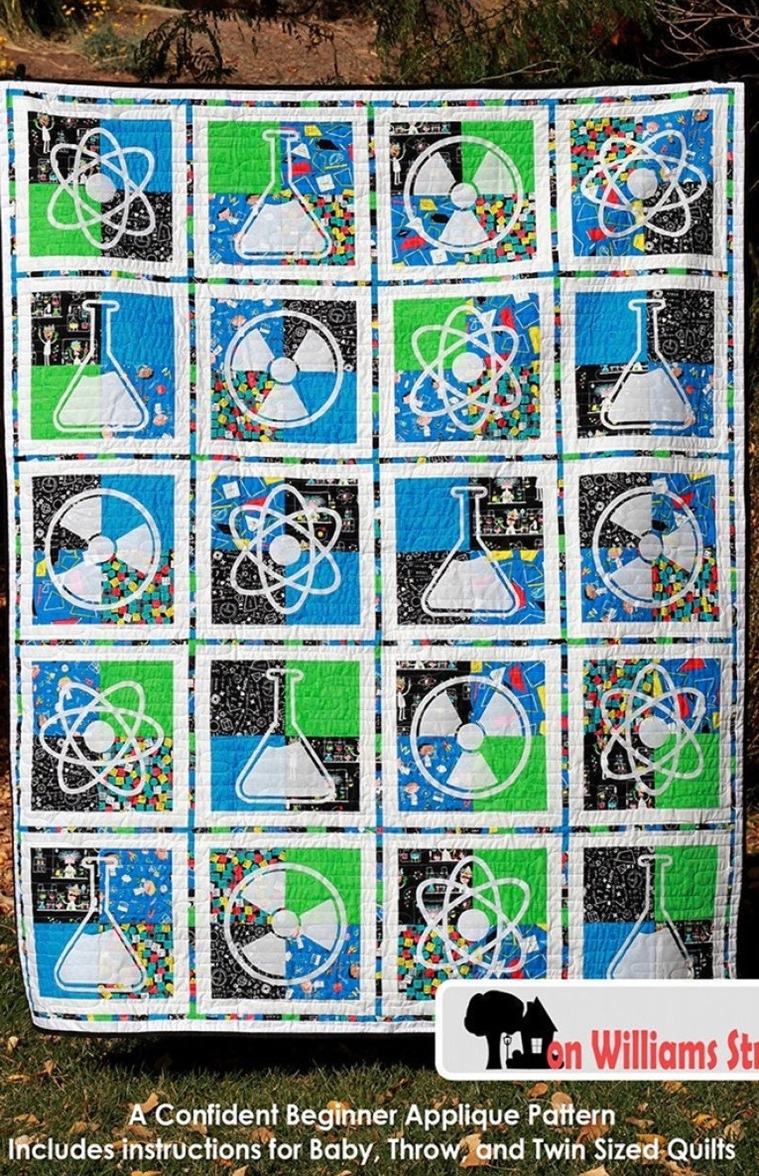 Science Club Quilt Pattern Quilt Pattern From on Williams Street - Etsy