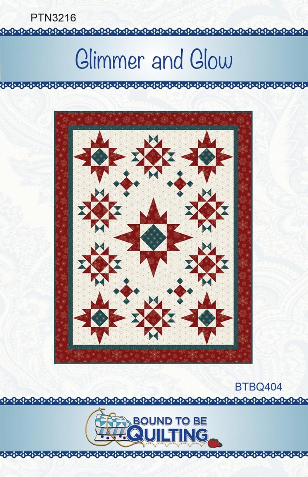 Glimmer and Glow Quilt Pattern 62 X 79 From Bound to Be Quilting, LLC ...