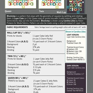 Blockstep Quilt Pattern From Robin Pickens Inc Multi Size (printed Paper Copy) - Etsy