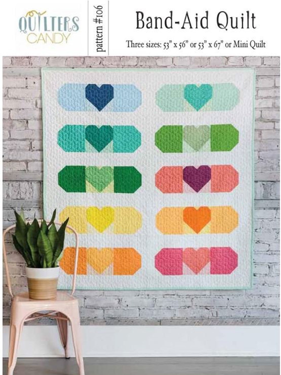 Quilter's Candy Band-aid Quilt Pattern - Etsy