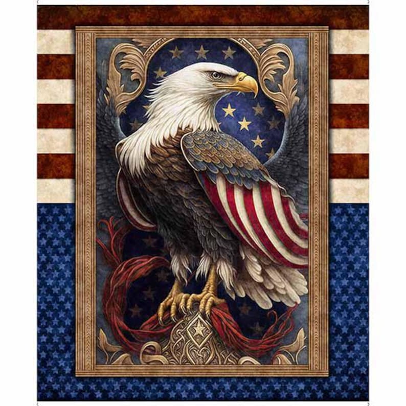 Quilt Kit - American Spirit Patriotic Eagle by Morris Creative for QT ...
