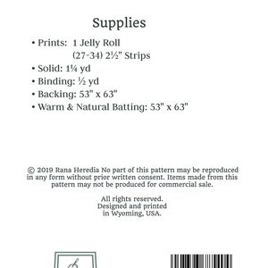 Low Tide Quilt Pattern From Sewn Wyoming by Heredia, Rana - Etsy