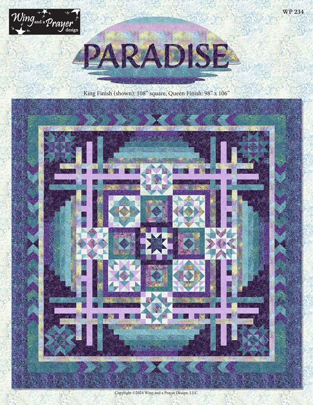 Paradise Quilt Pattern From Wing and a Prayer Design - Etsy