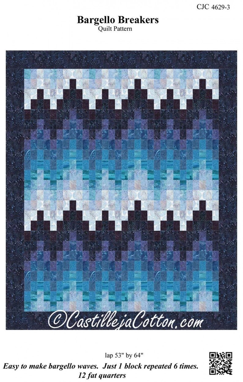 Bargello Breakers Quilt Pattern From From Quilt Woman.com by Mcgregor, Diane - Etsy
