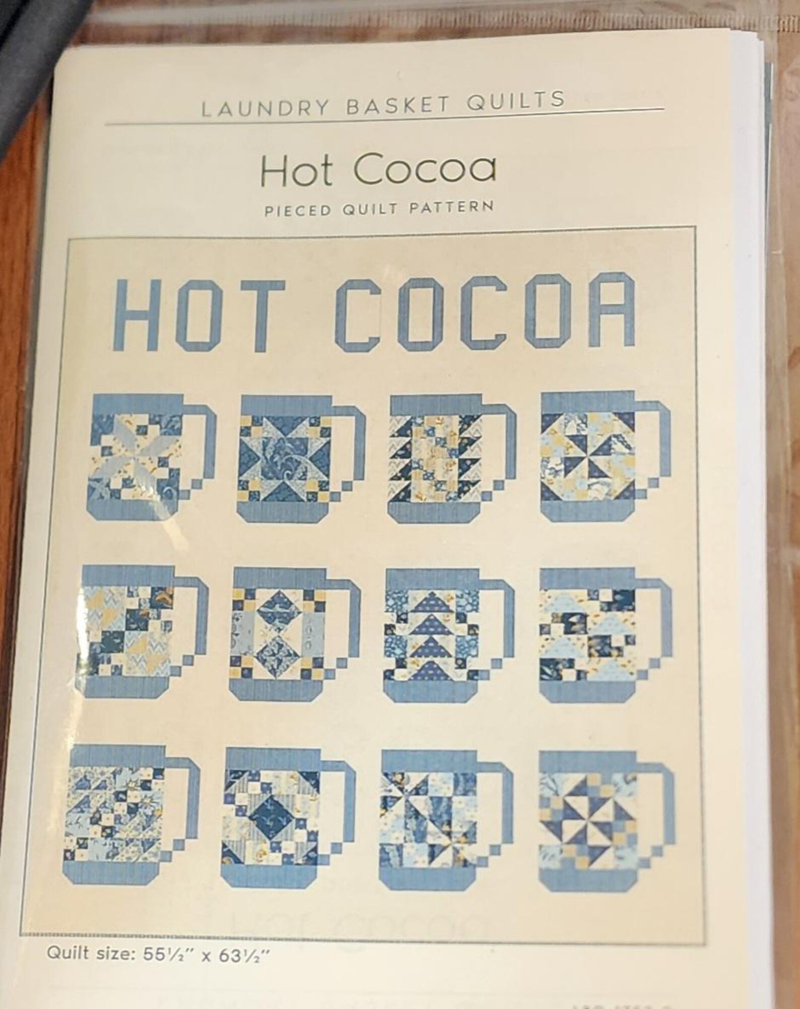 Hot Cocoa Quilt Pattern From Laundry Basket Quilts by Sitar, Edyta - Etsy