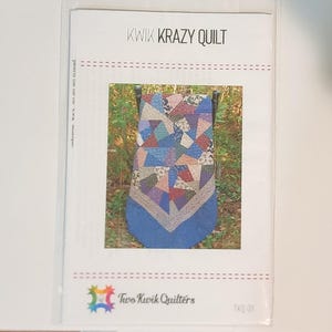 Kwik Krazy Quilt Pattern From Karie Jewell 37 X 46 - Etsy