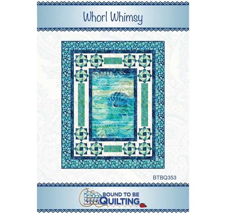 Whorl Whimsy Quilt Pattern 61 X 76 - Bound to Be Quilting LLC by Mimi ...
