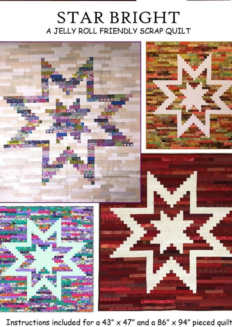 Star Bright Quilt Pattern From J Michelle Watts Designs - Etsy