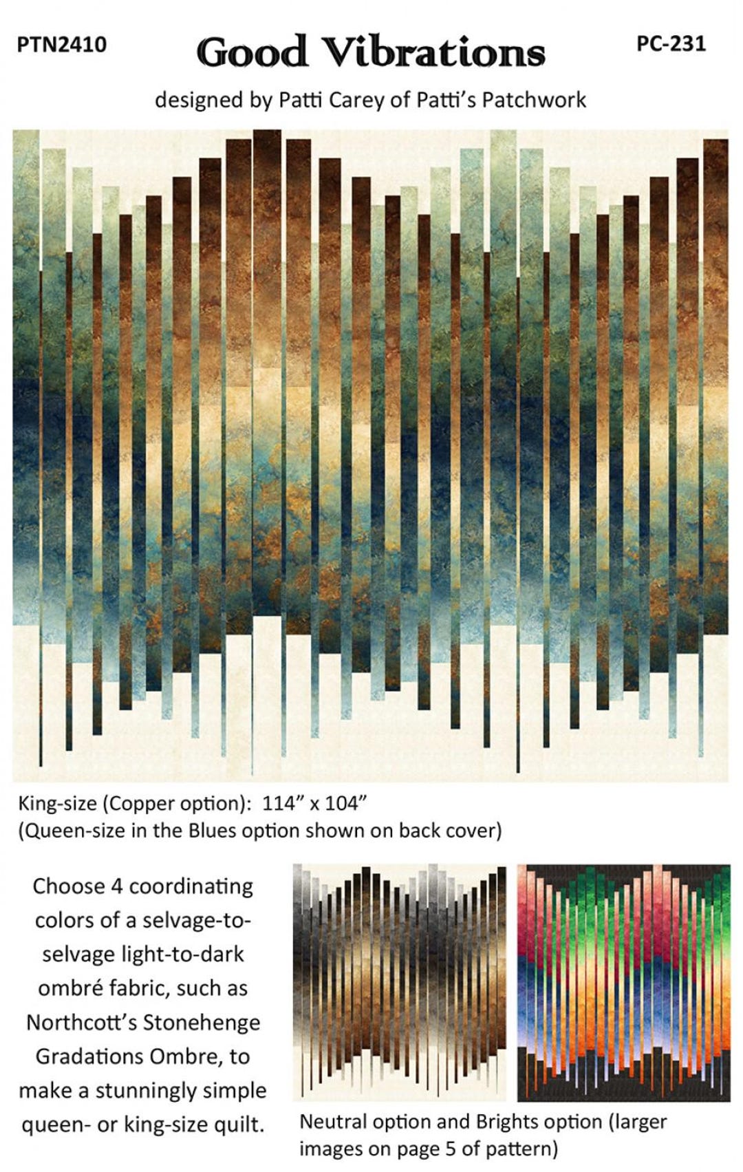 Good Vibrations Quilt Pattern From Quilt Woman.com by Carey, Patti ...