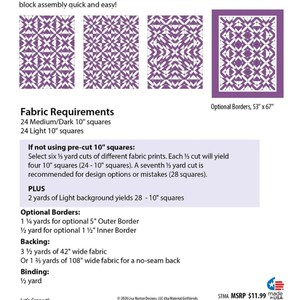 Stellar Magic Quilt Pattern From Material Girl Quilts 42 X 56 or 53 X ...
