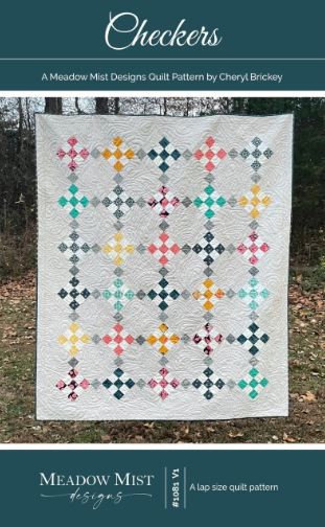 Checkers Quilt Pattern by Cheryl Brickey From Mountain Mist Designs - Etsy