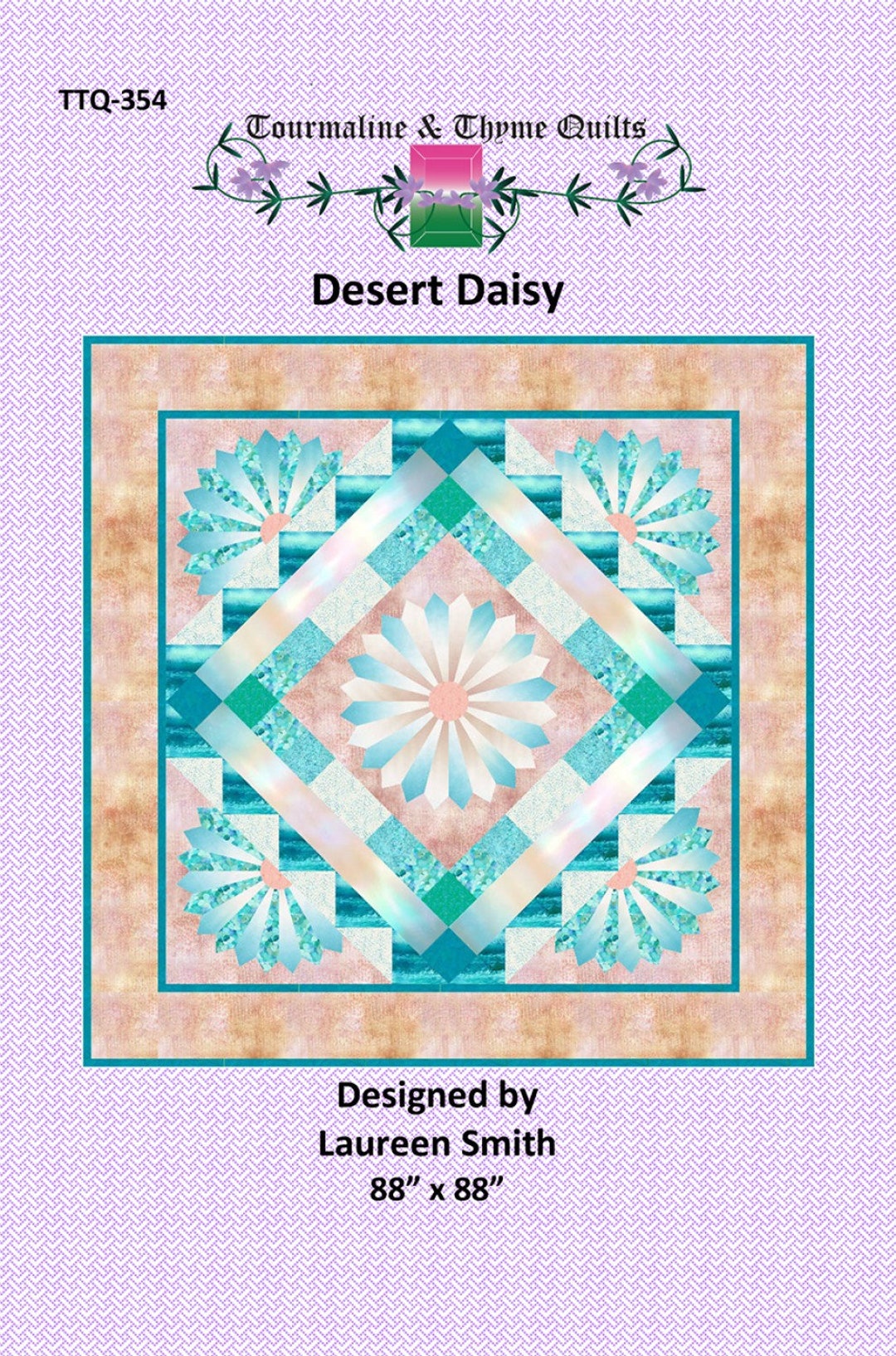 Desert Daisy Quilt Pattern From Touramaline & Thyme by Smith, Laureen - Etsy