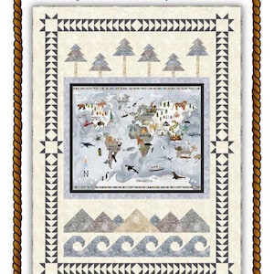 Scenic Panel Quilt Pattern From Miss Winnie Designs - Etsy