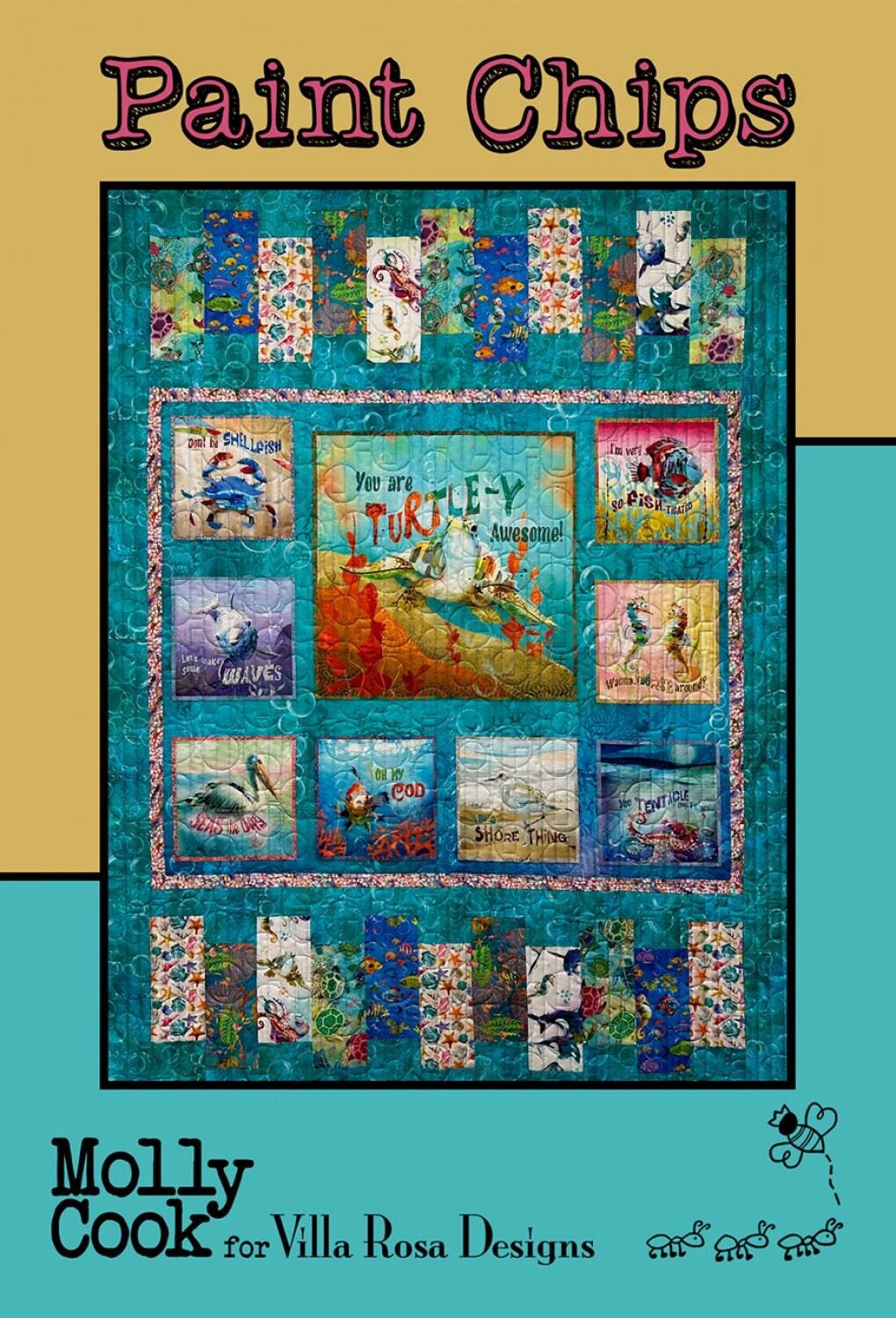 Paint Chips Quilt Pattern From Villa Rosa Designs by Molly Cook 52 X 66 ...