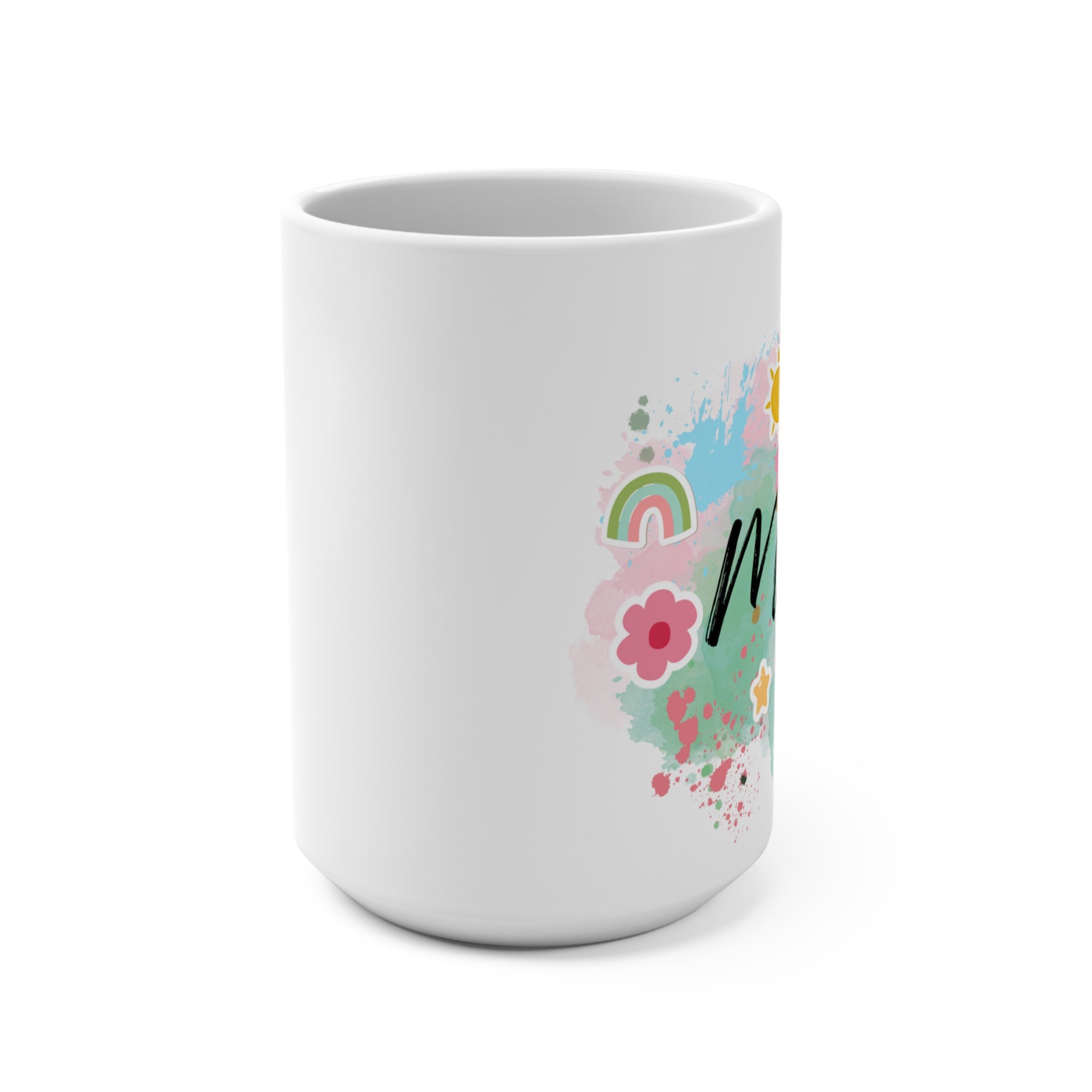 Mama Paint Splatter Mug Girl Mama Mug Mama Gift Mug Mama Mug Mug 15oz ...