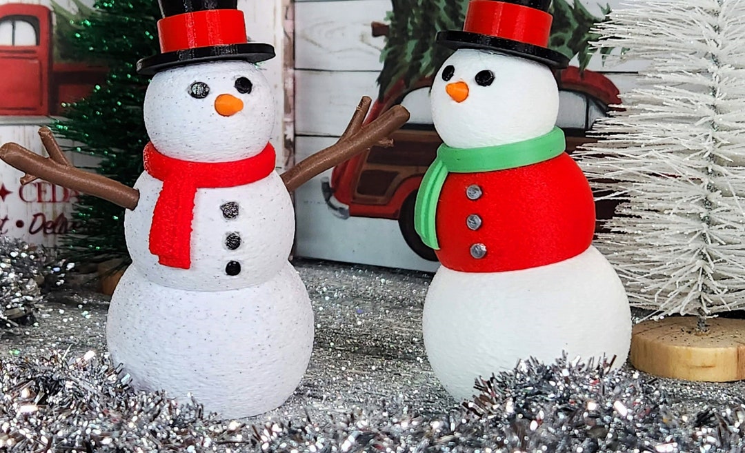Articulated Posable Snowman - Etsy