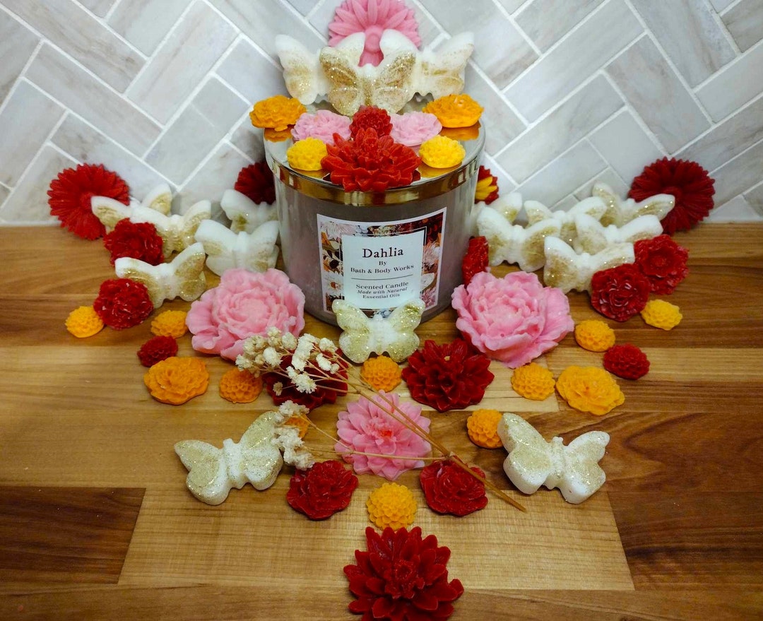 Bath & Body Works Dahlia Wax Melts Floral Fruity Scent Realistic Flower ...