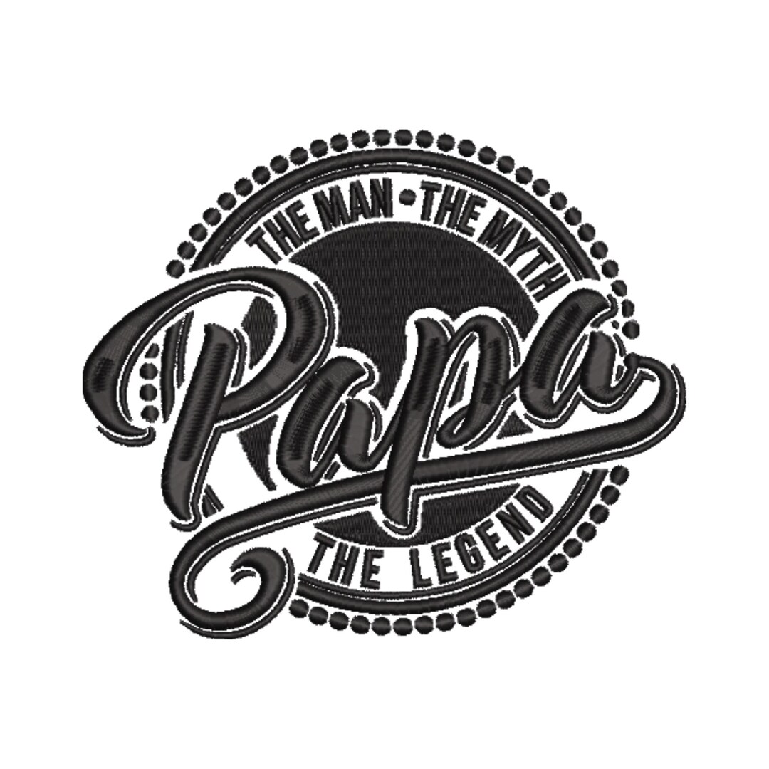 Fathers Day Embroidery Digital Download, Best Papa Embroidery, Father ...