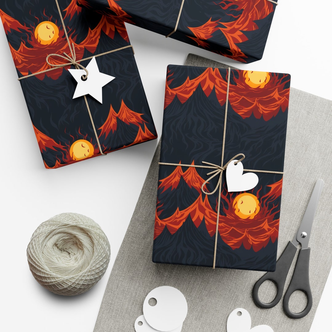 Lord of the Rings-themed Wrapping Paper Style 3 - Etsy