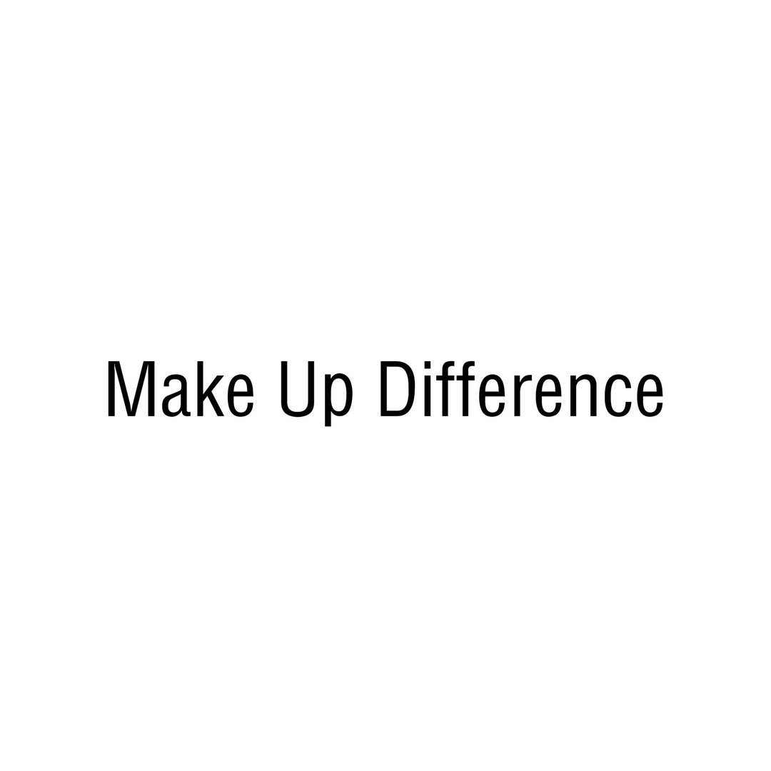 Make up Difference - Etsy
