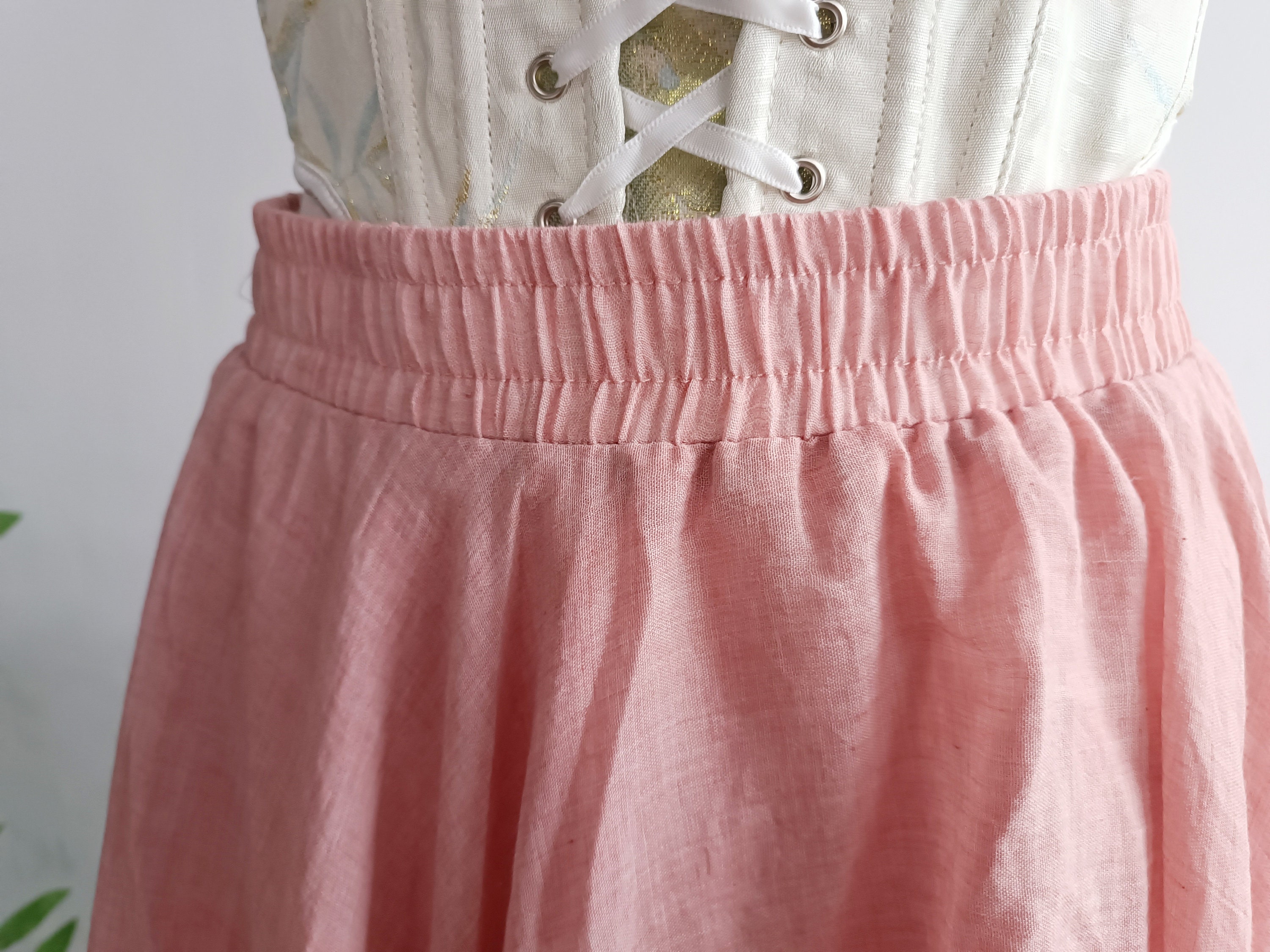 Fairy Renaissance Skirt, Pink Ren Faire Skirt, Cottagecore Medieval ...