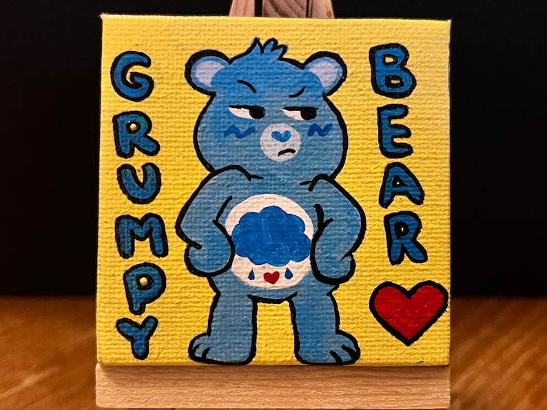 Grumpy Bear - Etsy