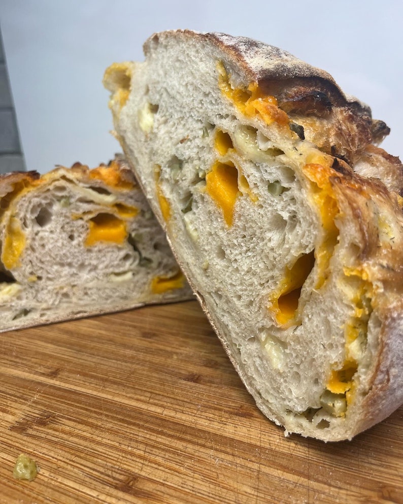 5 Artisan Sourdough Bread Recipe Cards - Savoury Edition - Etsy