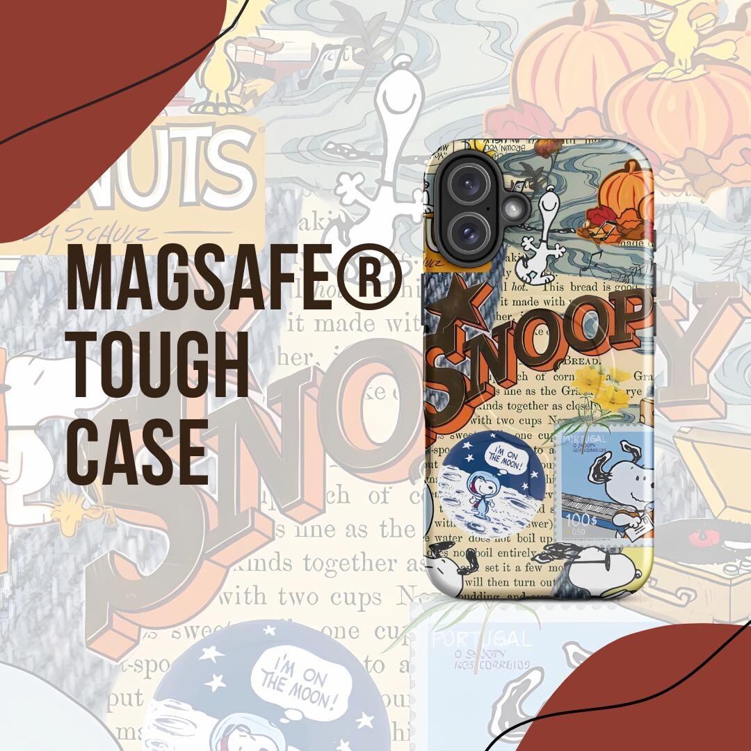 Snoopy Background Design, Magsafe® Cover, Childhood-inspired Fun Art ...