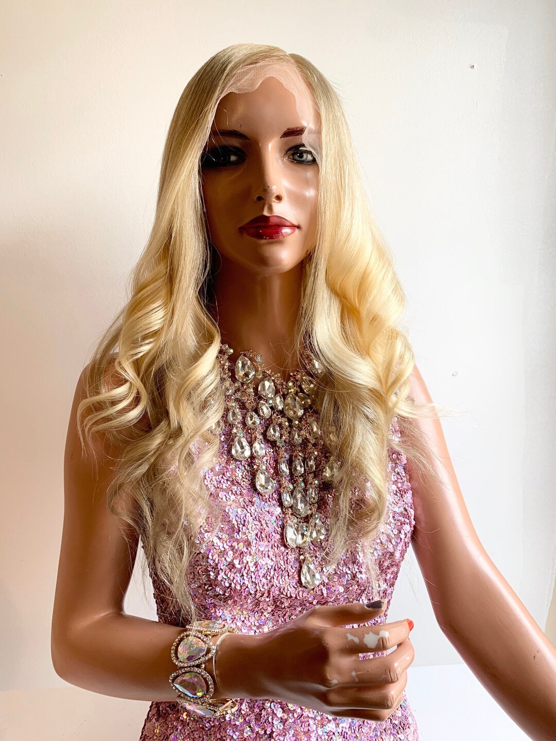 MAYA Balayage Blonde FULL LACE Wig 18” *420 - Etsy