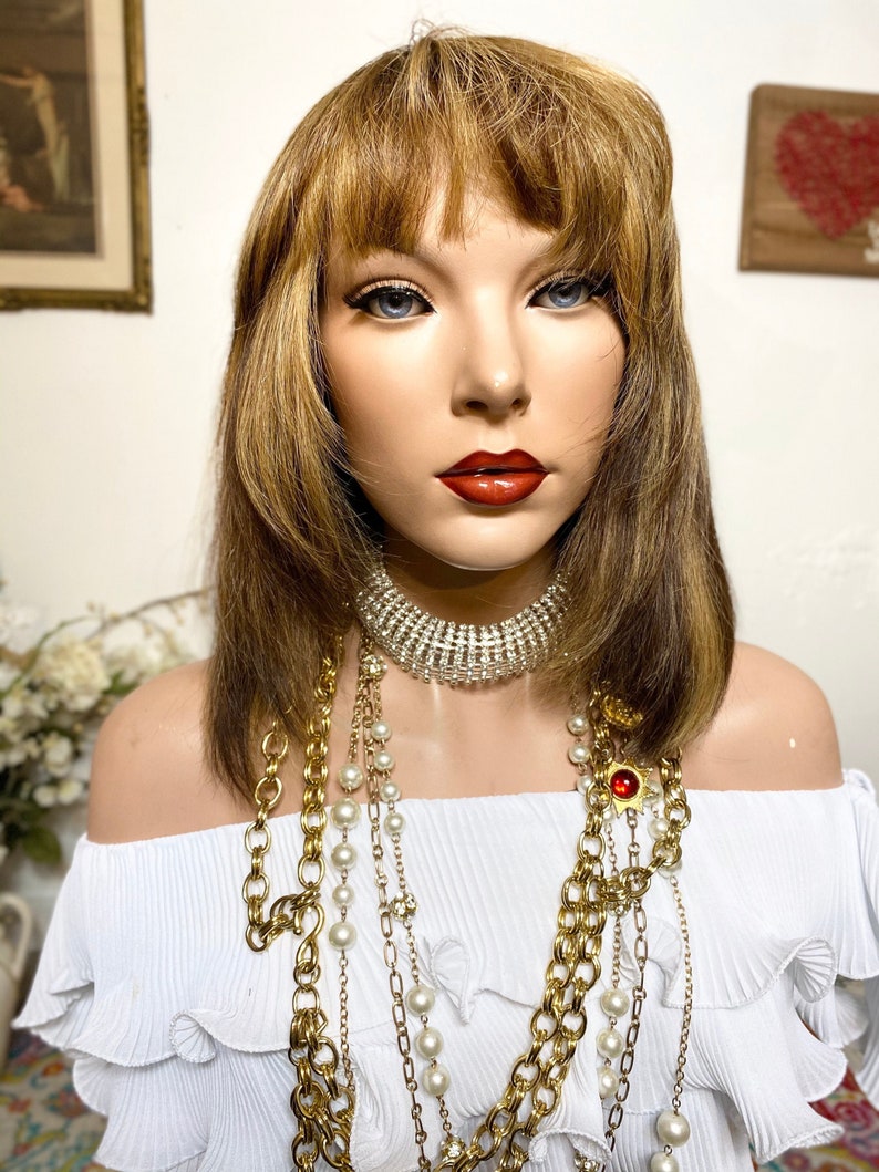 GORGEOUS DEBBIE. Human Hair Balayage Auburn Blonde Full Lace - Etsy