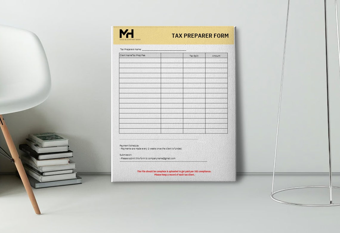 Tax Preparer Intake Forms | Custom Tax Office Forms | Tax Preparer ...