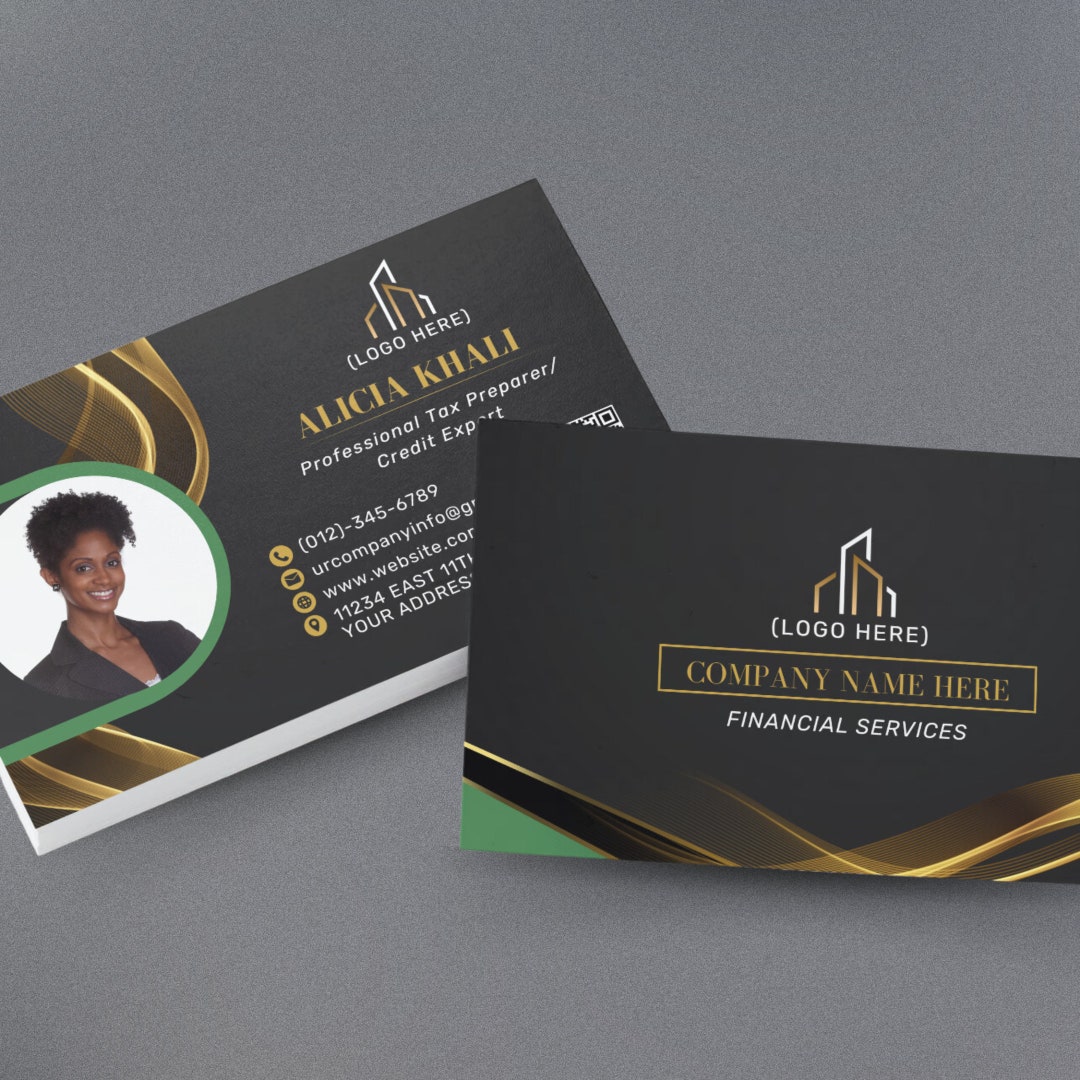 DIY Business Card Template - Etsy