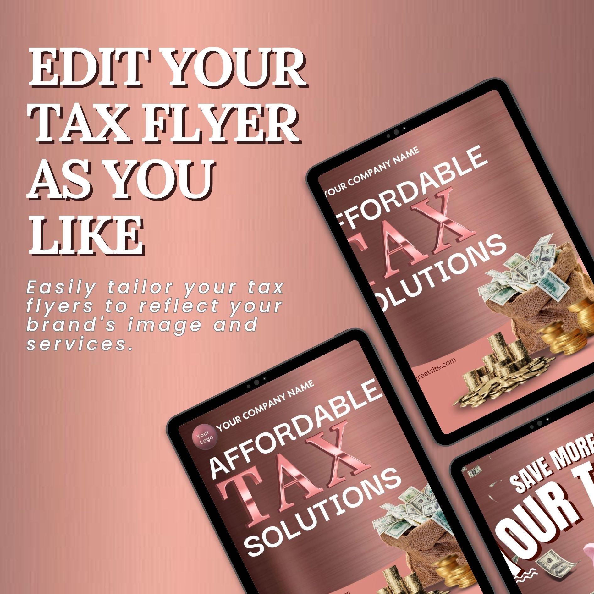 16 Tax Preparation Services Flyer Template Bundle, Tax Flyer Template ...