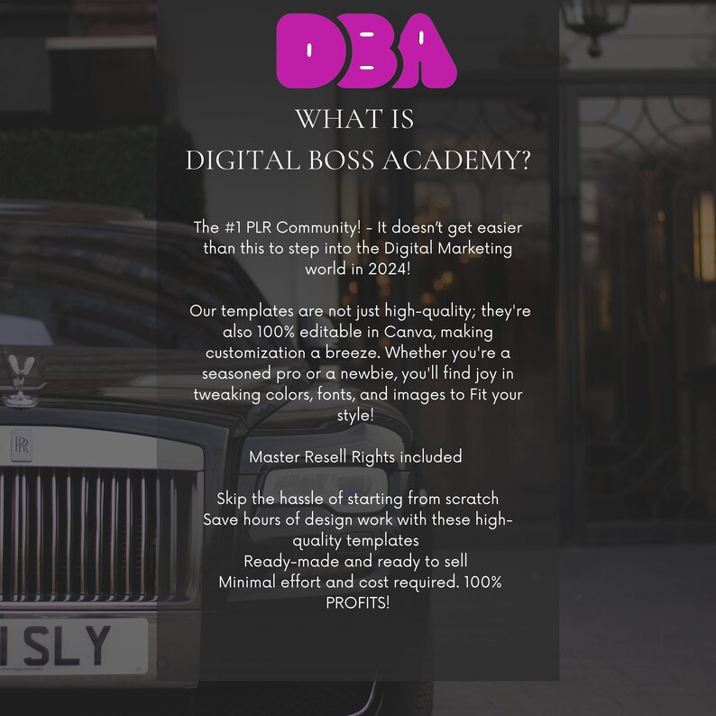 DBA, Digital Boss Academy, Faceless Digital Marketing, DFY Done for You ...