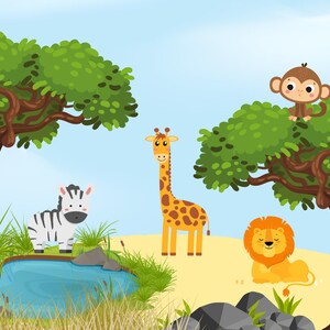 Safari Token Board - Etsy