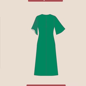 A-line Kurta Indian Dress Sewing Pattern, Anarkali Suits Indian Dress ...