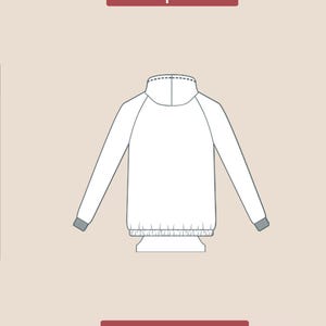 Hoodie Sewing Pattern for Kids, Sweatshirt Pattern, Kids Pattern, PDF Pattern, Beginner Pattern ...