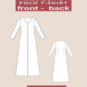 African Jacket Dress Sewing Pattern, Front Zipper Dress, Traditional ...