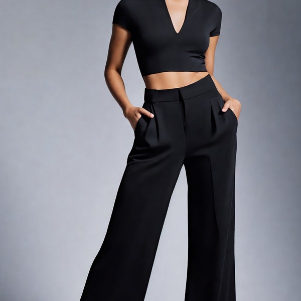 Back Zipper Pants - Etsy