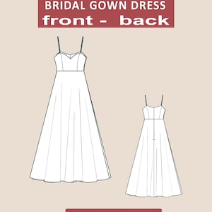 Sweetheart-neck Sewing Dress Pattern, Easy Sewing PDF Pattern,us 2-30 ...