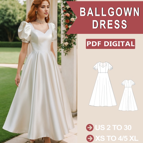 Ball Gown Pattern - Etsy