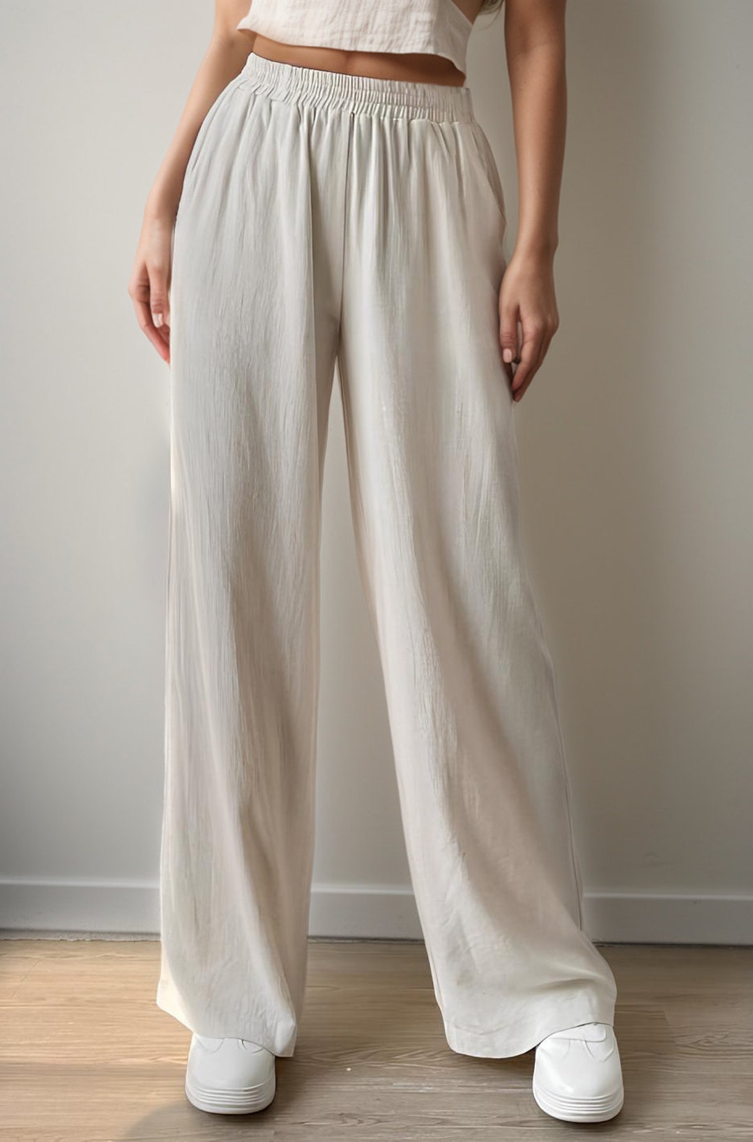 Summer Elastic Waist Pants, PDF Sewing Pants,, Women Sewing Pattern ...