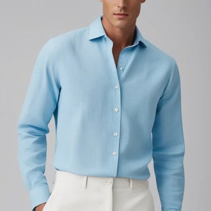 Standart Fit Linen Shirt Sewing Pattern, Shirt Pattern for Men, Button ...