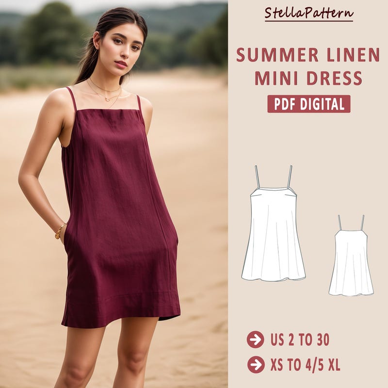 Mini Dress Patterns - Etsy