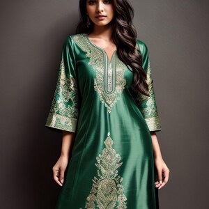A-line Kurta Indian Dress Sewing Pattern, Anarkali Suits Indian Dress ...
