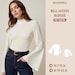 Bell Sleeve Blouse Sewing Pattern: Mandarin Neck (PDF Download) - Etsy