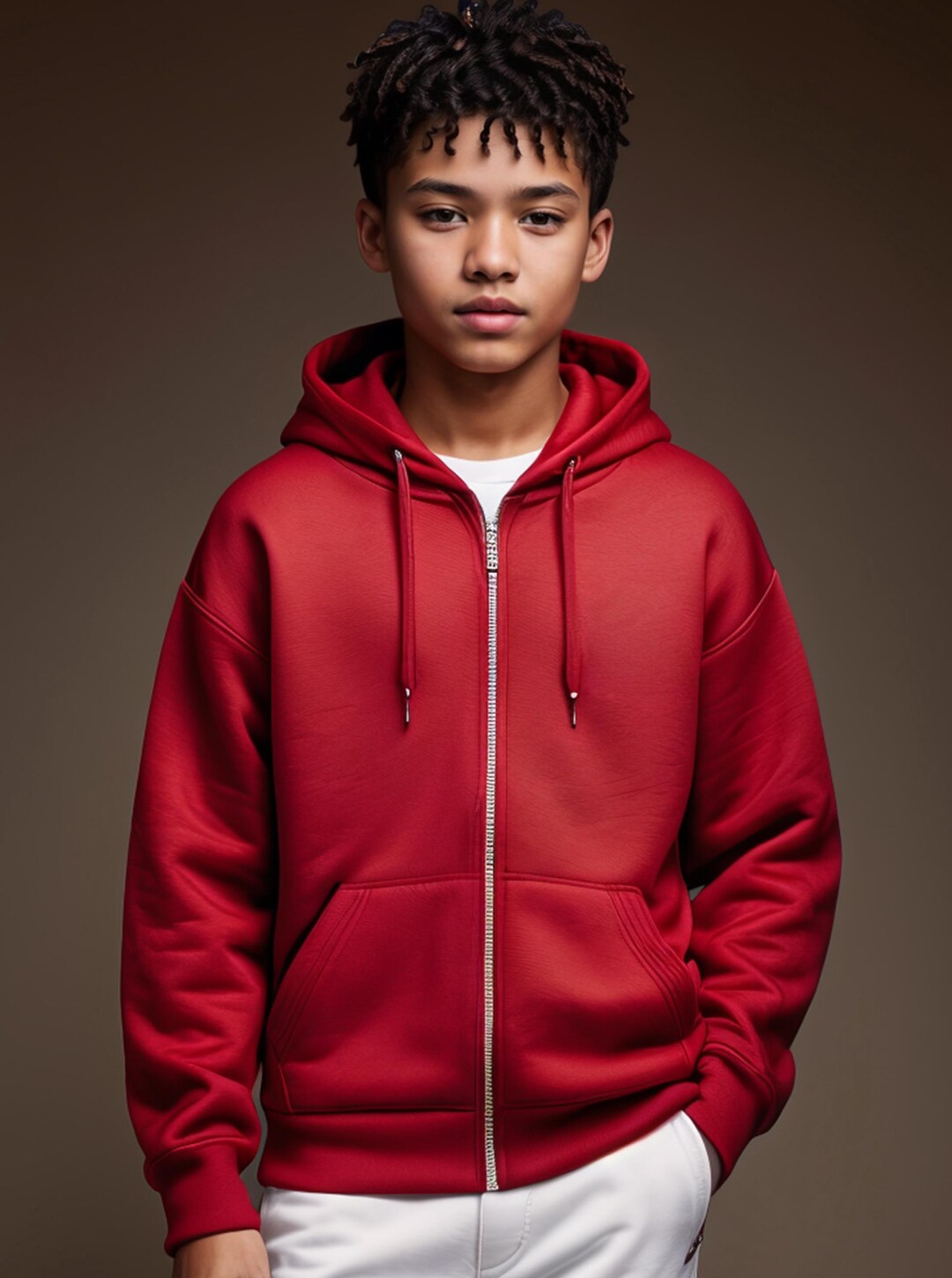 Kids Full Zip Hoodie Sewing Pattern, Unisex Jumper (sizes 2-16 ...
