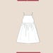 Girls Summer Straps Dress Sewing Pattern, Beginner Ruffle Dress (PDF ...